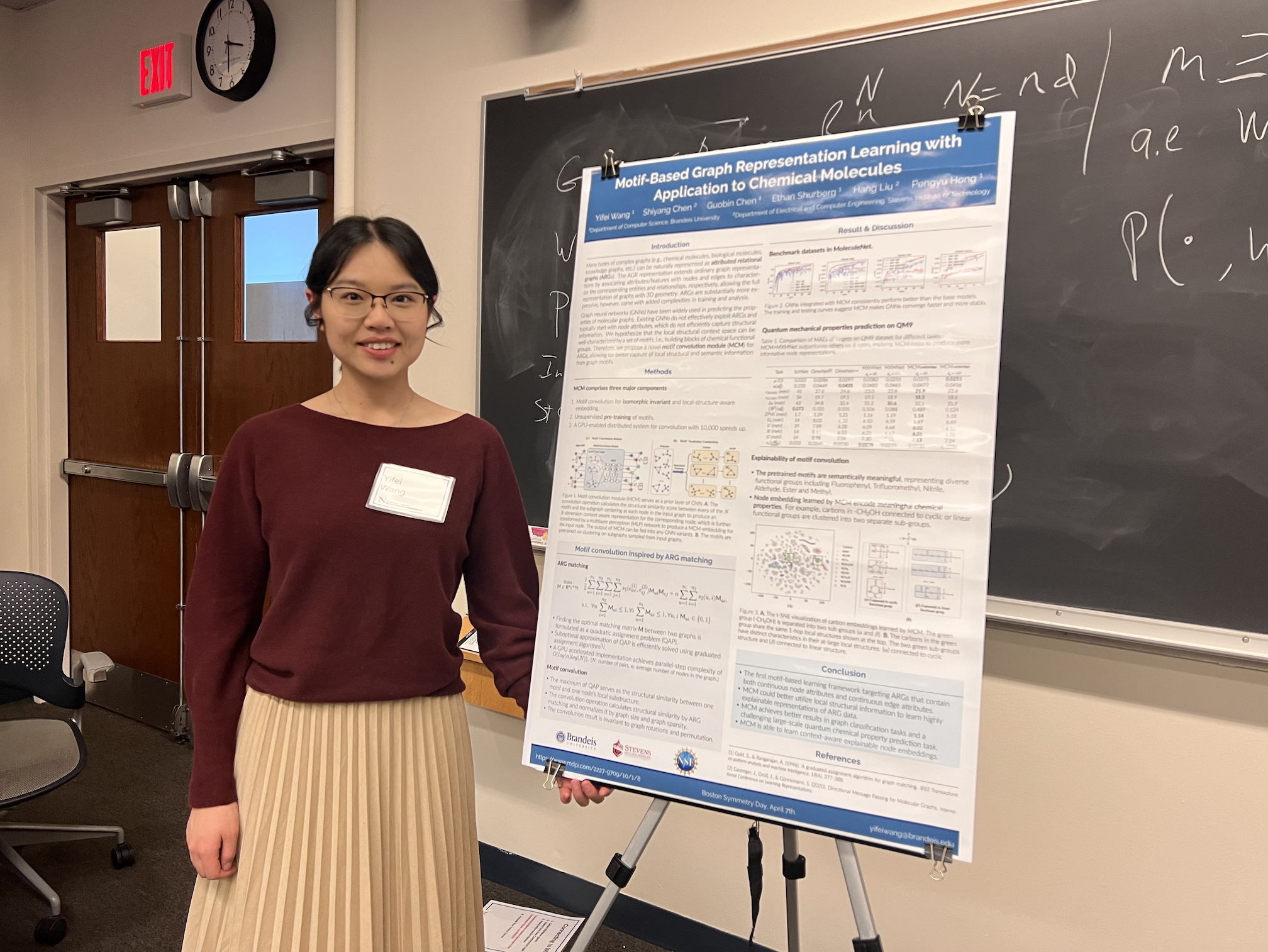 Poster Presentation at Boston Symmetry Day 2023 | Yifei Wang's Homepage